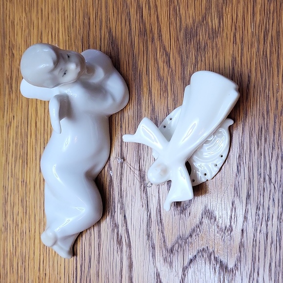 Lladro | Accents | Lladro Porcelain Lying Boy Angel Figurine Vintage ...